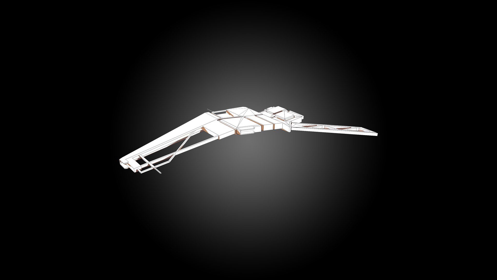 3D Wing Frame B - TurboSquid 1716516