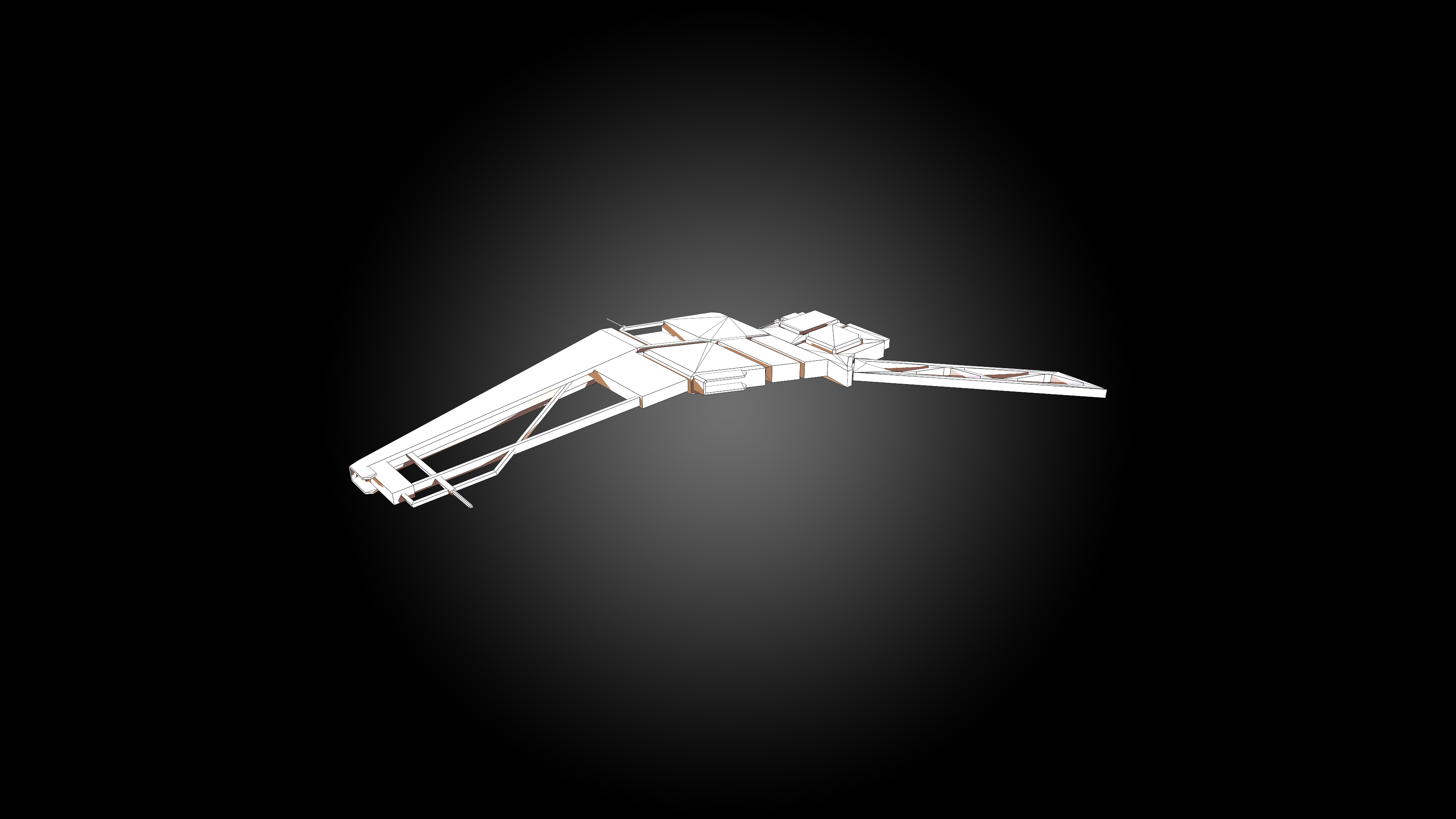 3D Wing Frame B - TurboSquid 1716516