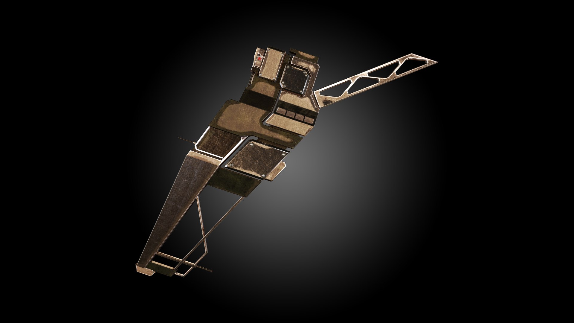 3D Wing Frame B - TurboSquid 1716516