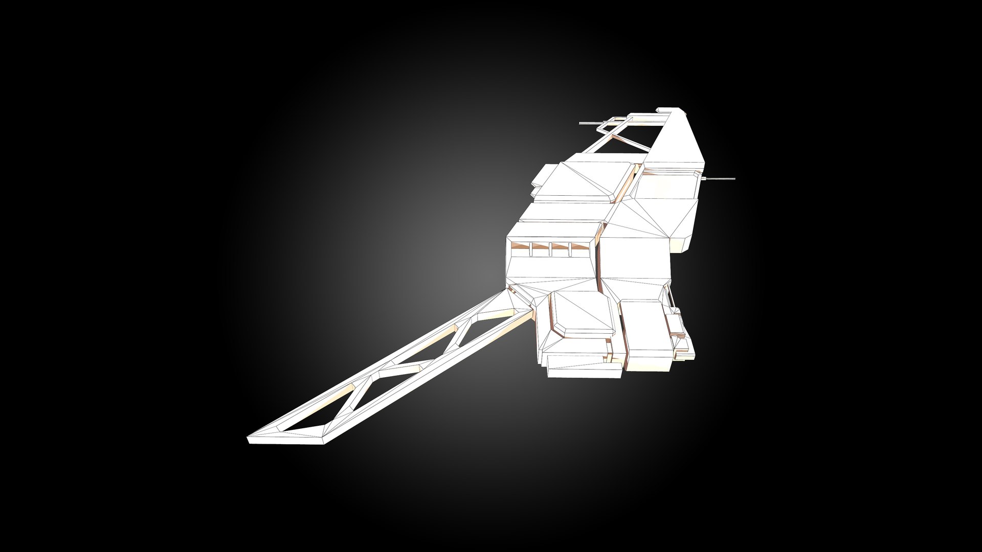 3D Wing Frame B - TurboSquid 1716516