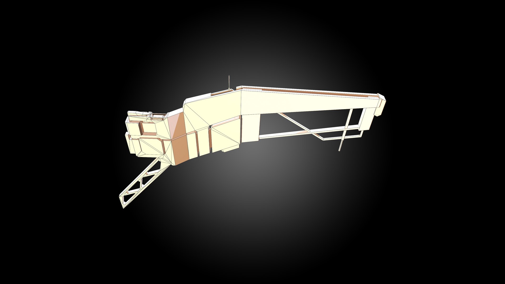 3D Wing Frame B - TurboSquid 1716516