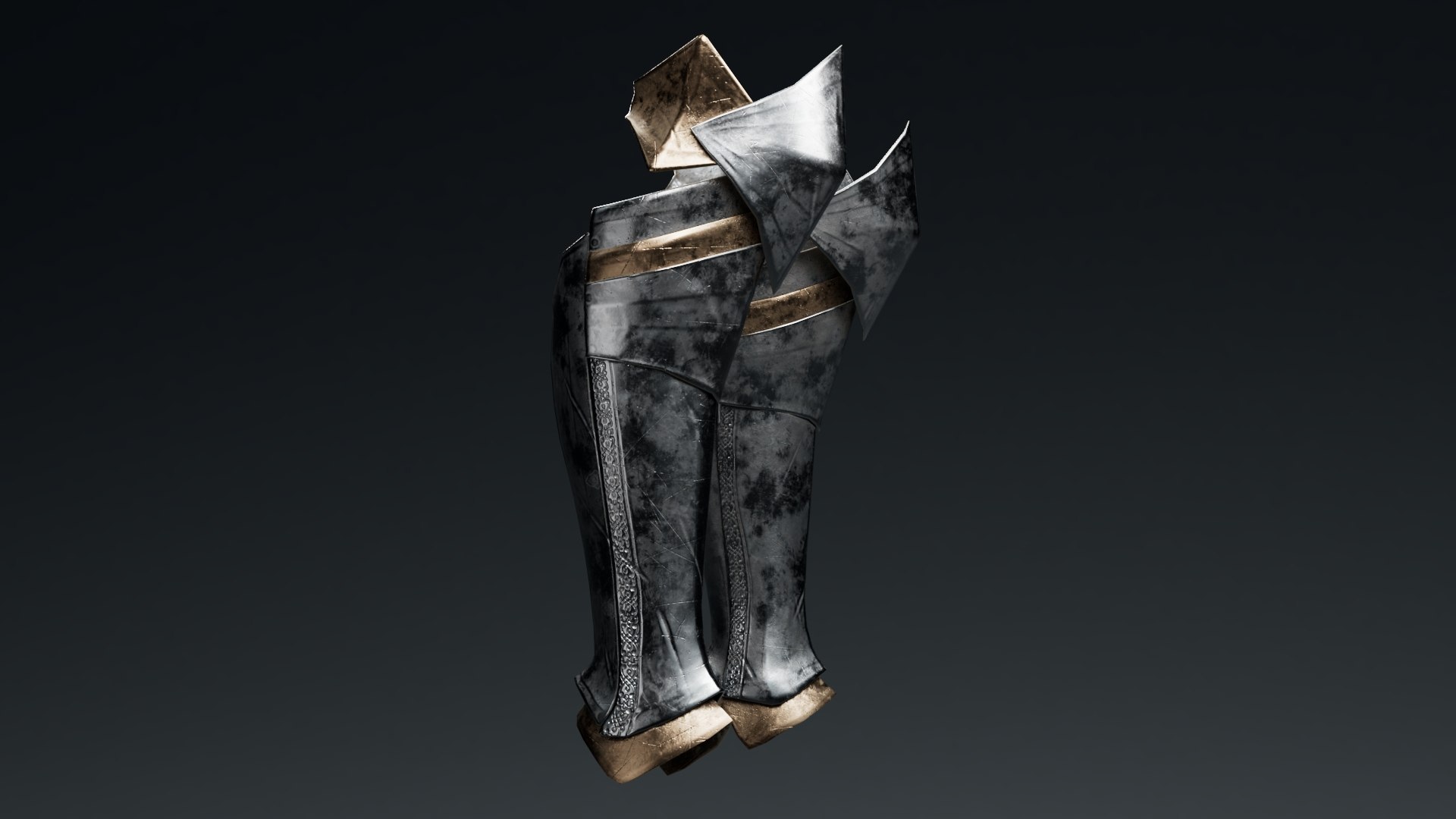Female Knight Ankle Knee LowPoly 3D - TurboSquid 2034216