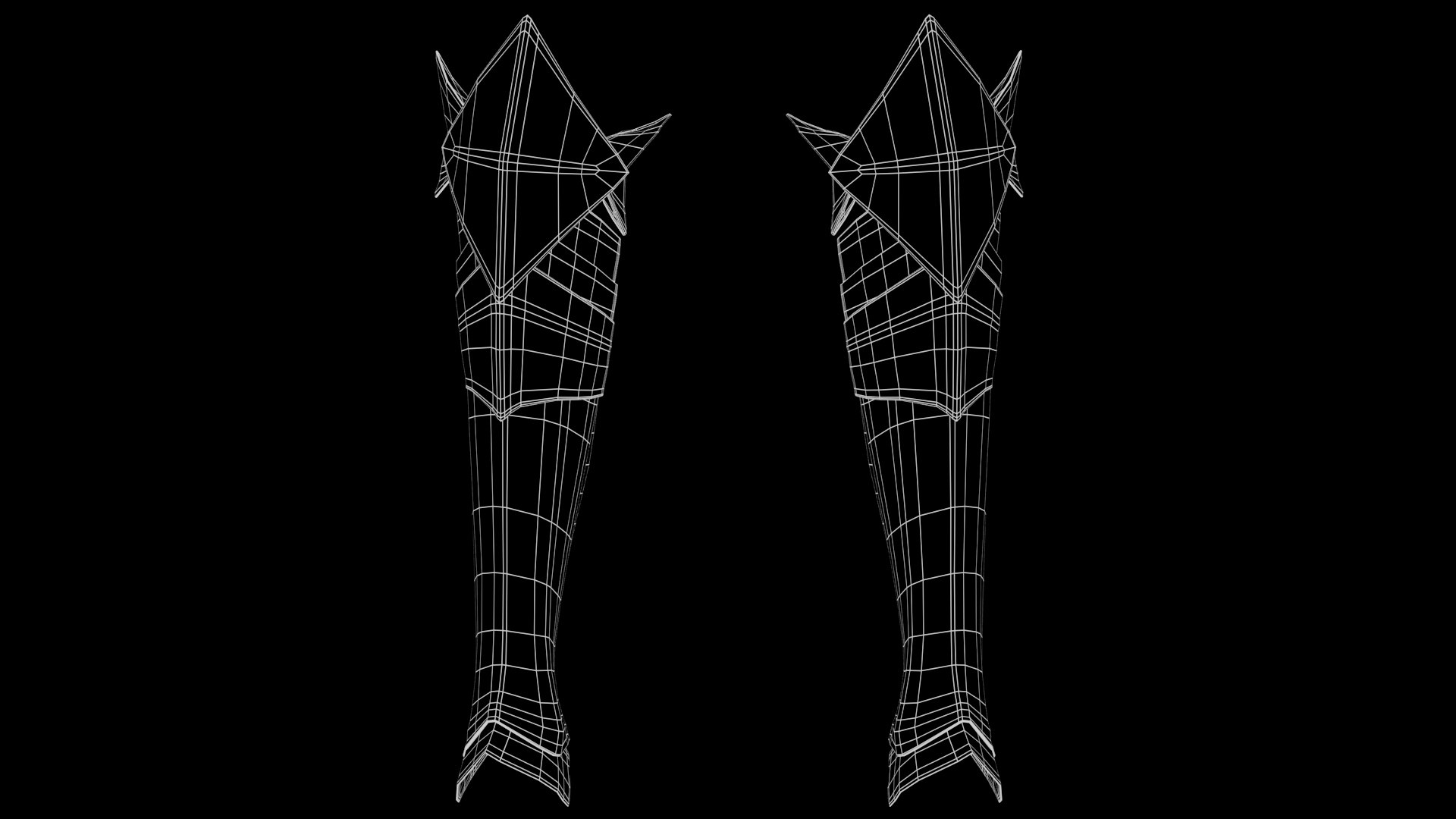 Female Knight Ankle Knee LowPoly 3D - TurboSquid 2034216