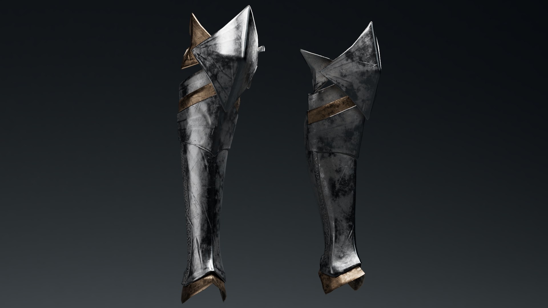 Female Knight Ankle Knee LowPoly 3D - TurboSquid 2034216