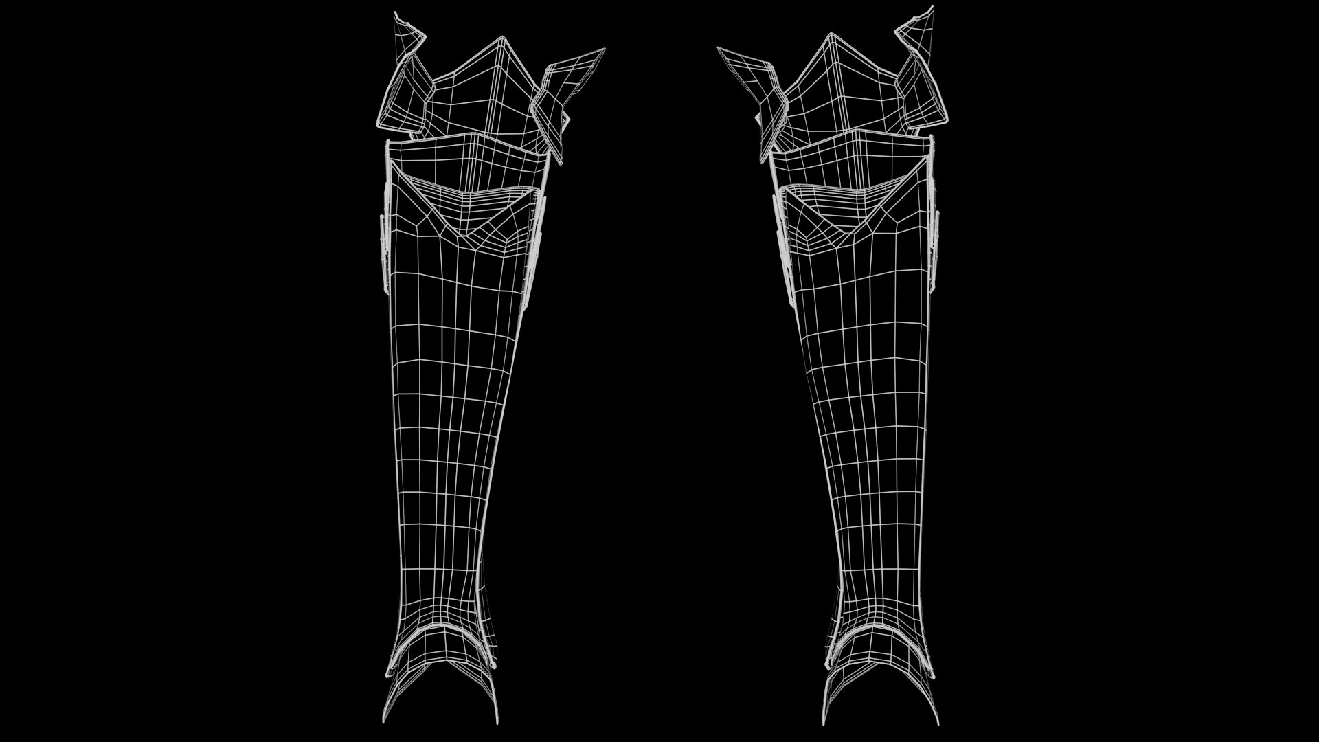 Female Knight Ankle Knee LowPoly 3D - TurboSquid 2034216