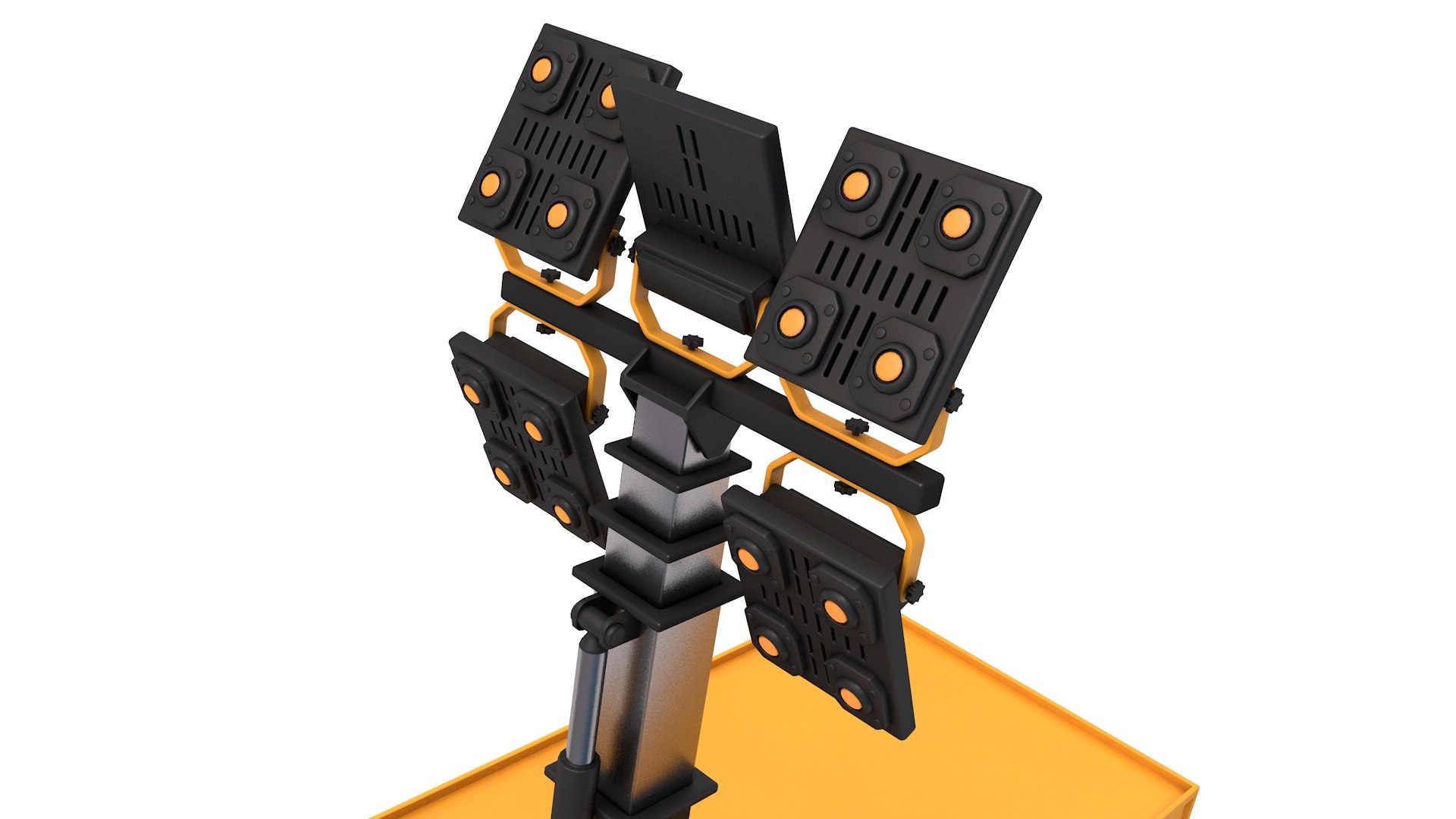 Mobile Construction Light Generator 3D Model - TurboSquid 2035091