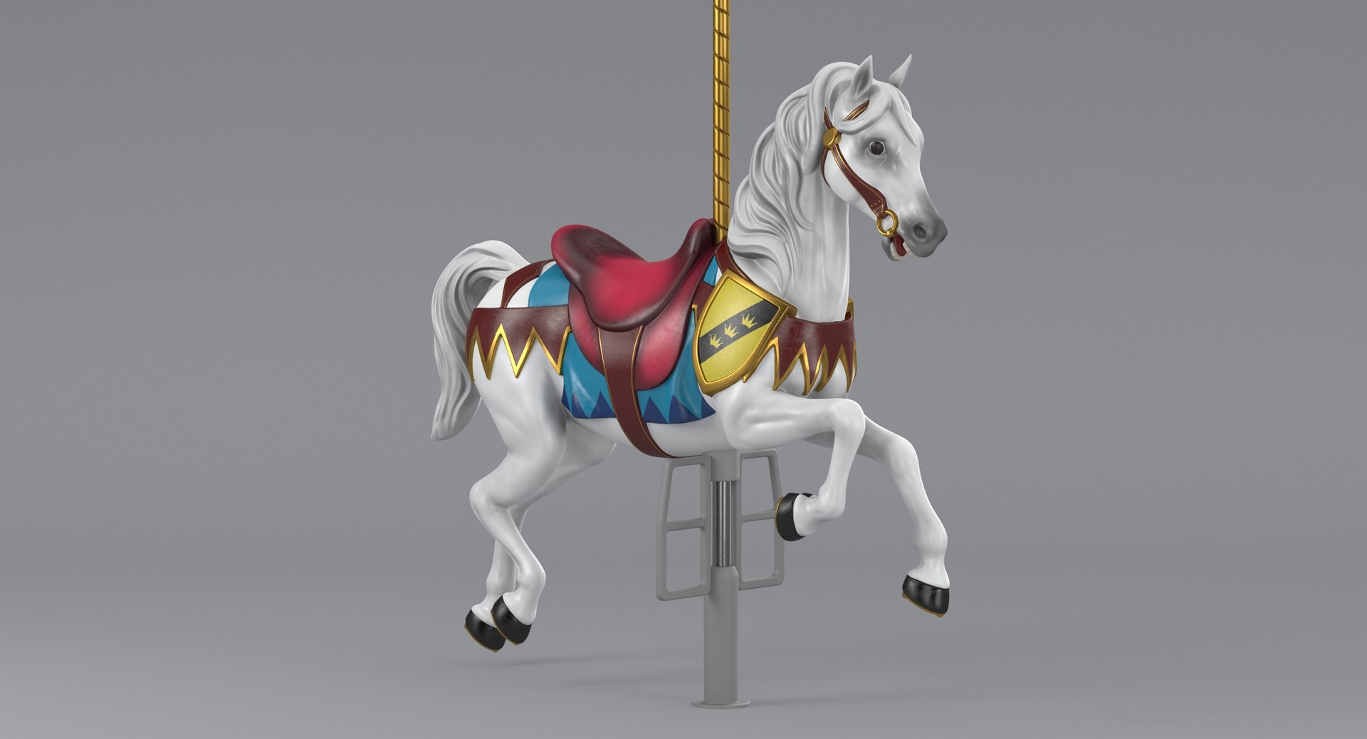 3D Carousel Horse - TurboSquid 1347526