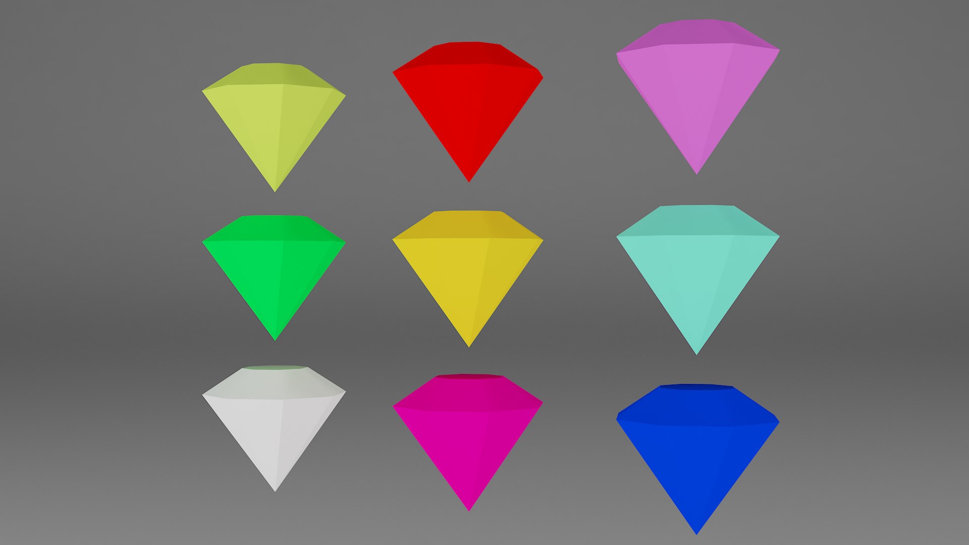 3D LOW POLY DIAMOND Model - TurboSquid 1991204