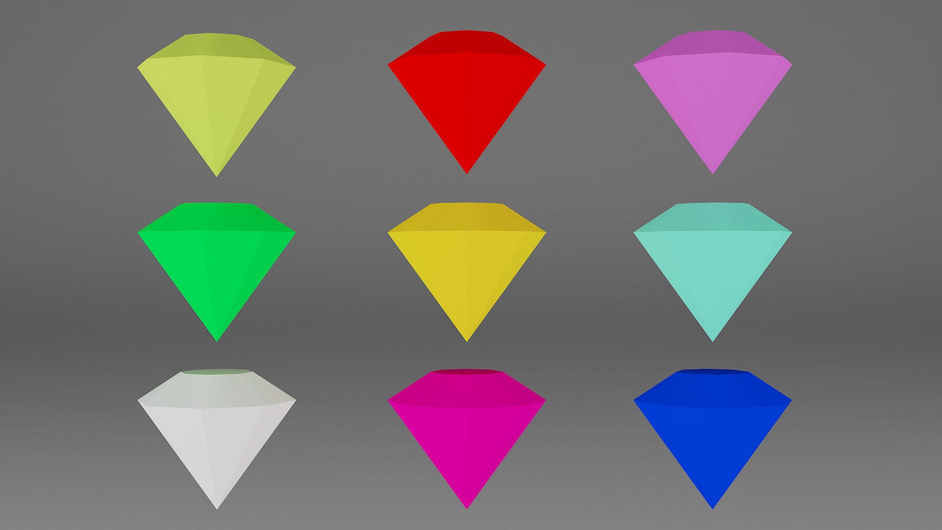 3D LOW POLY DIAMOND Model - TurboSquid 1991204