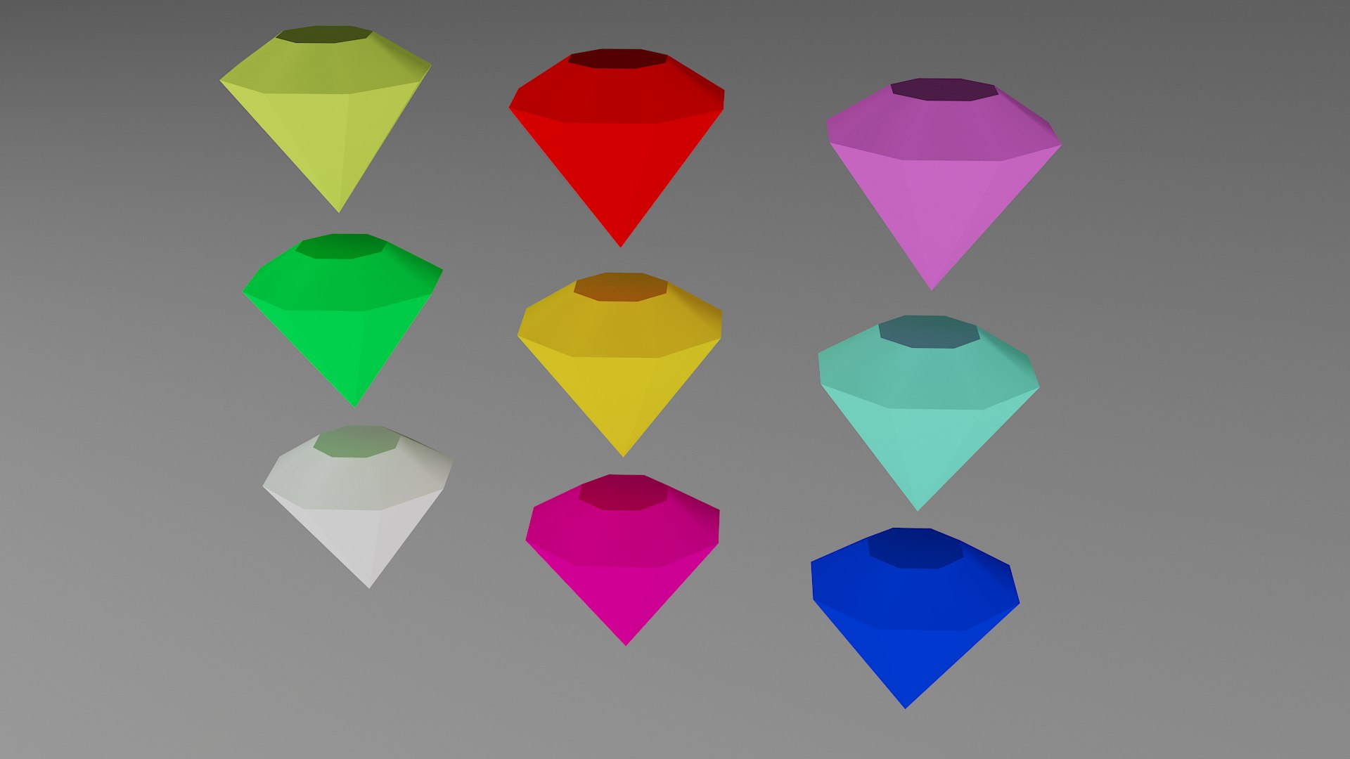 3D LOW POLY DIAMOND Model - TurboSquid 1991204