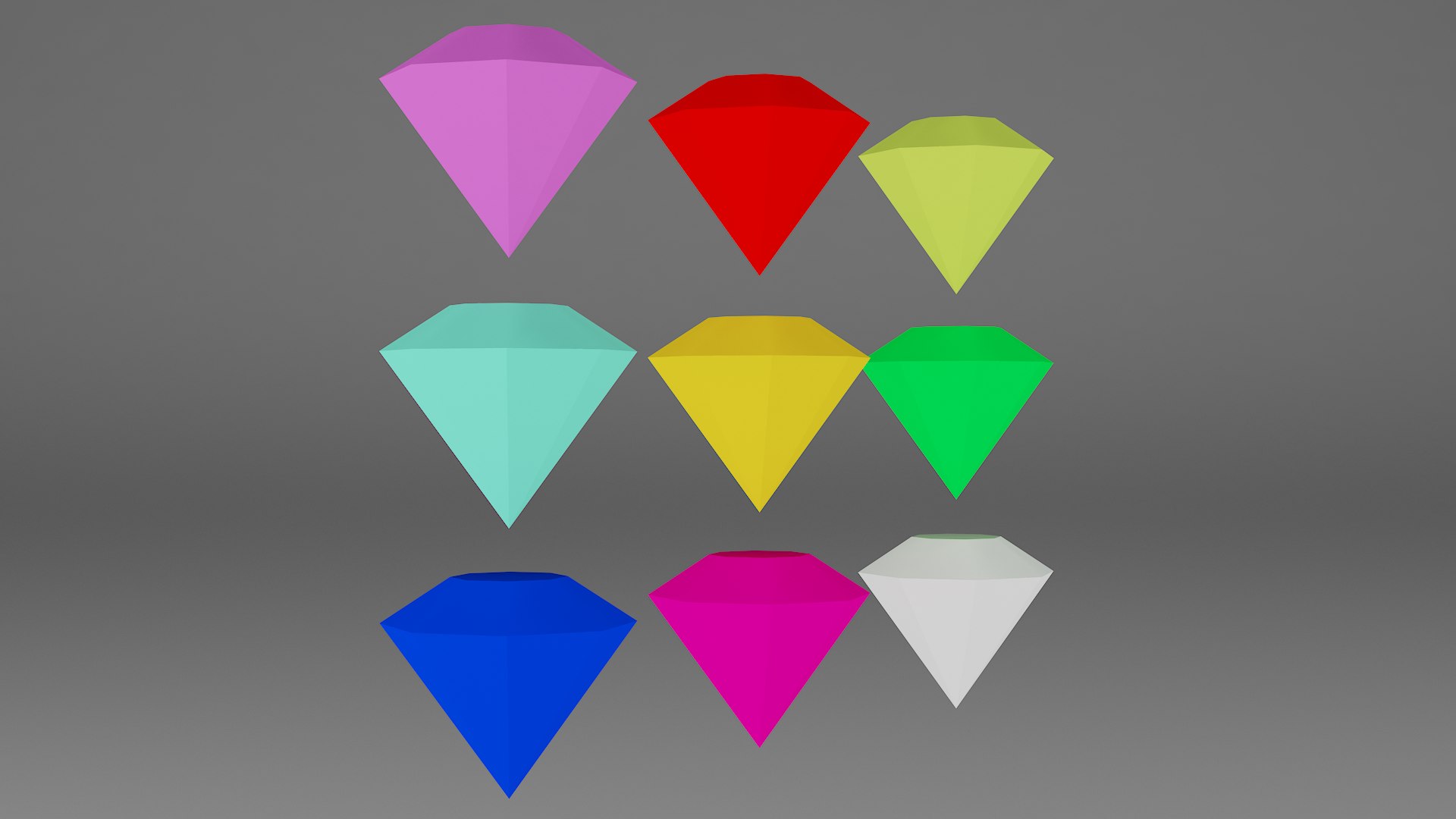 3D LOW POLY DIAMOND Model - TurboSquid 1991204