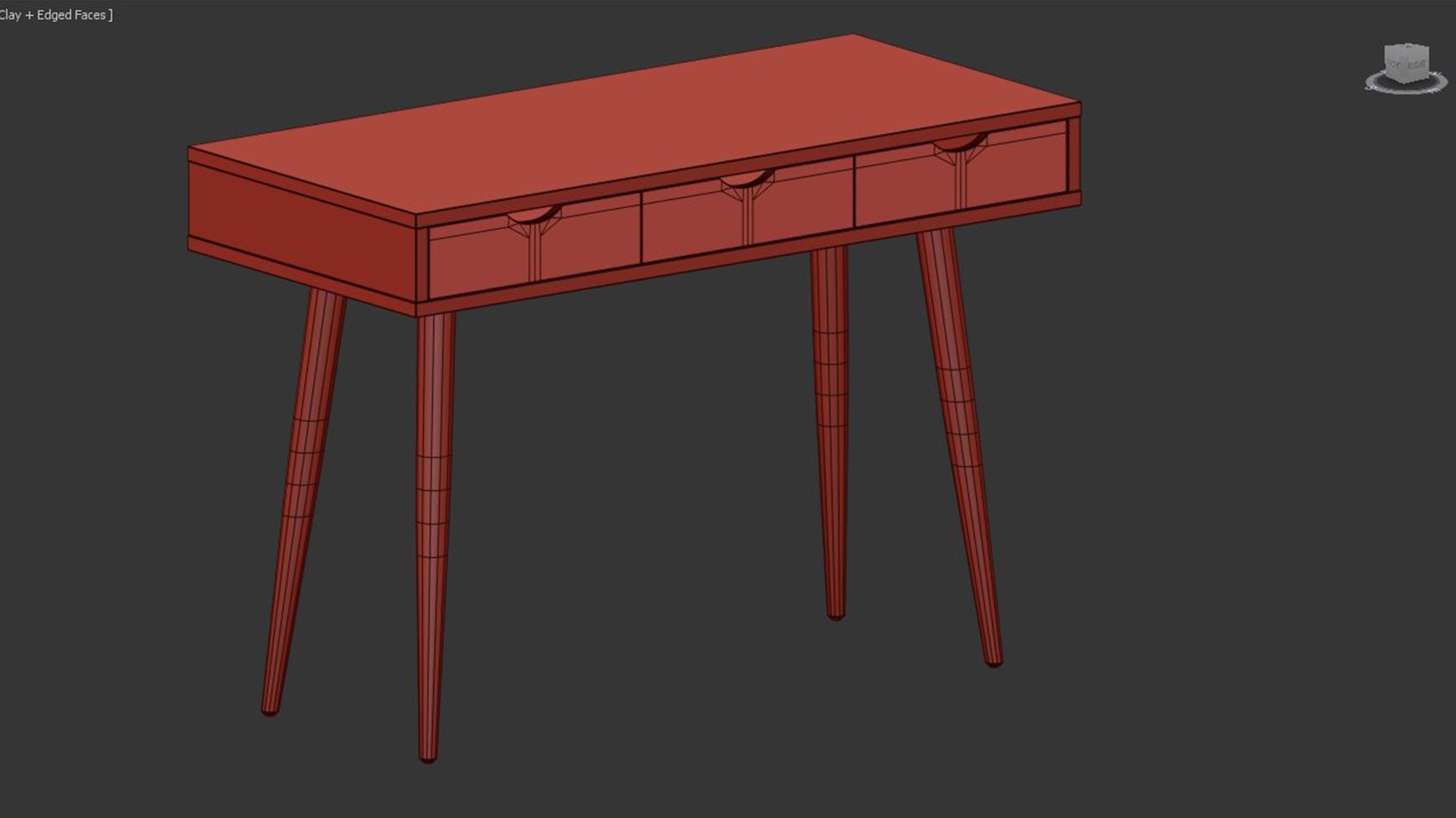 3D Neptune desk white model - TurboSquid 1913273