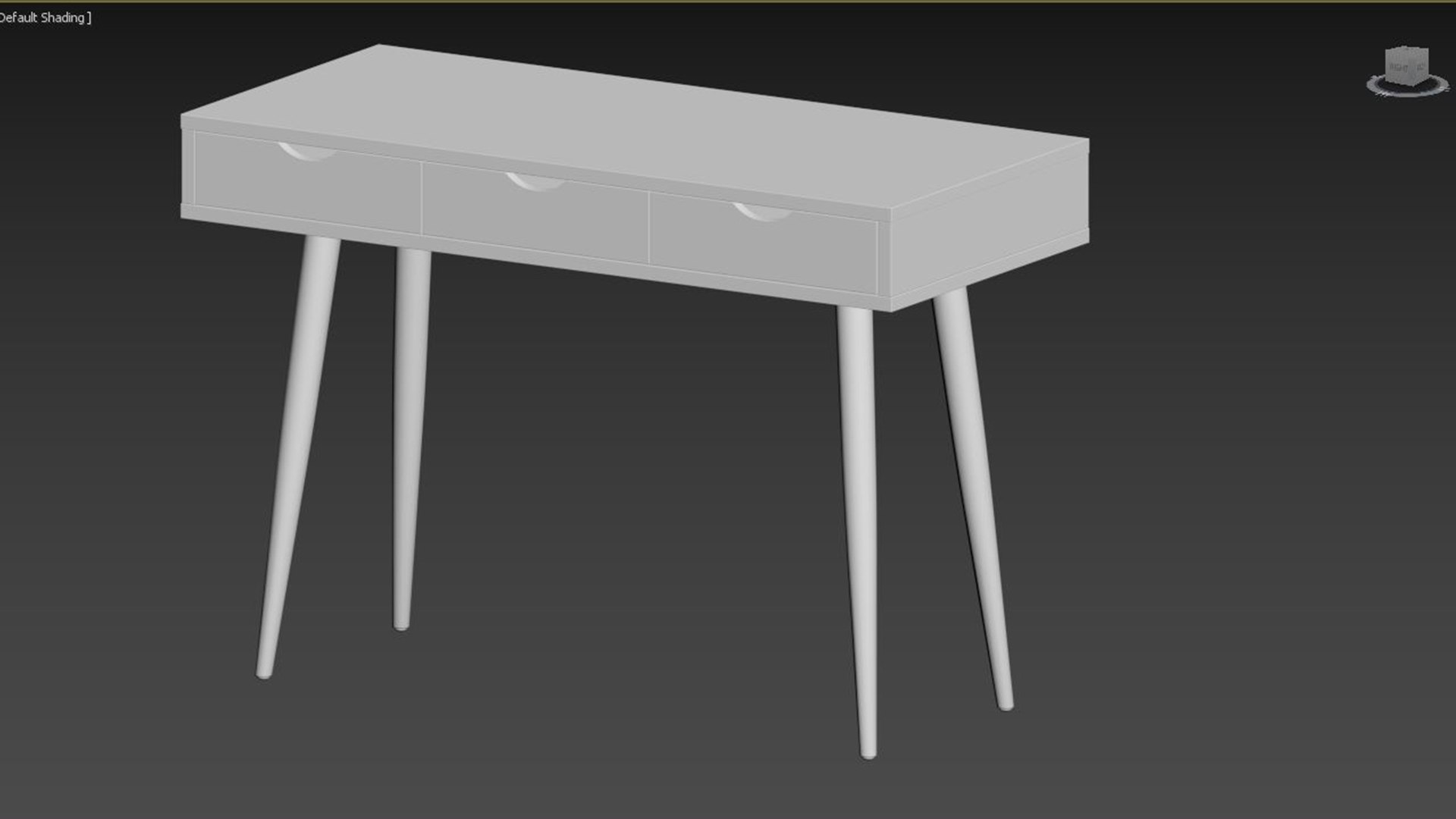 3D Neptune desk white model - TurboSquid 1913273