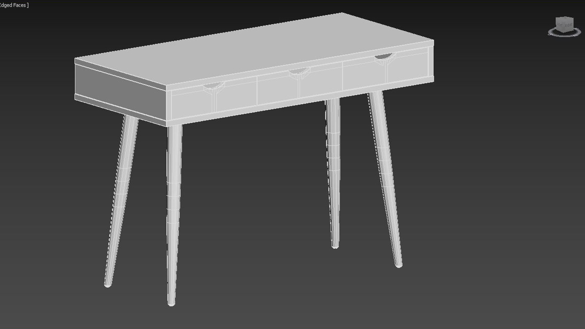 3D Neptune desk white model - TurboSquid 1913273
