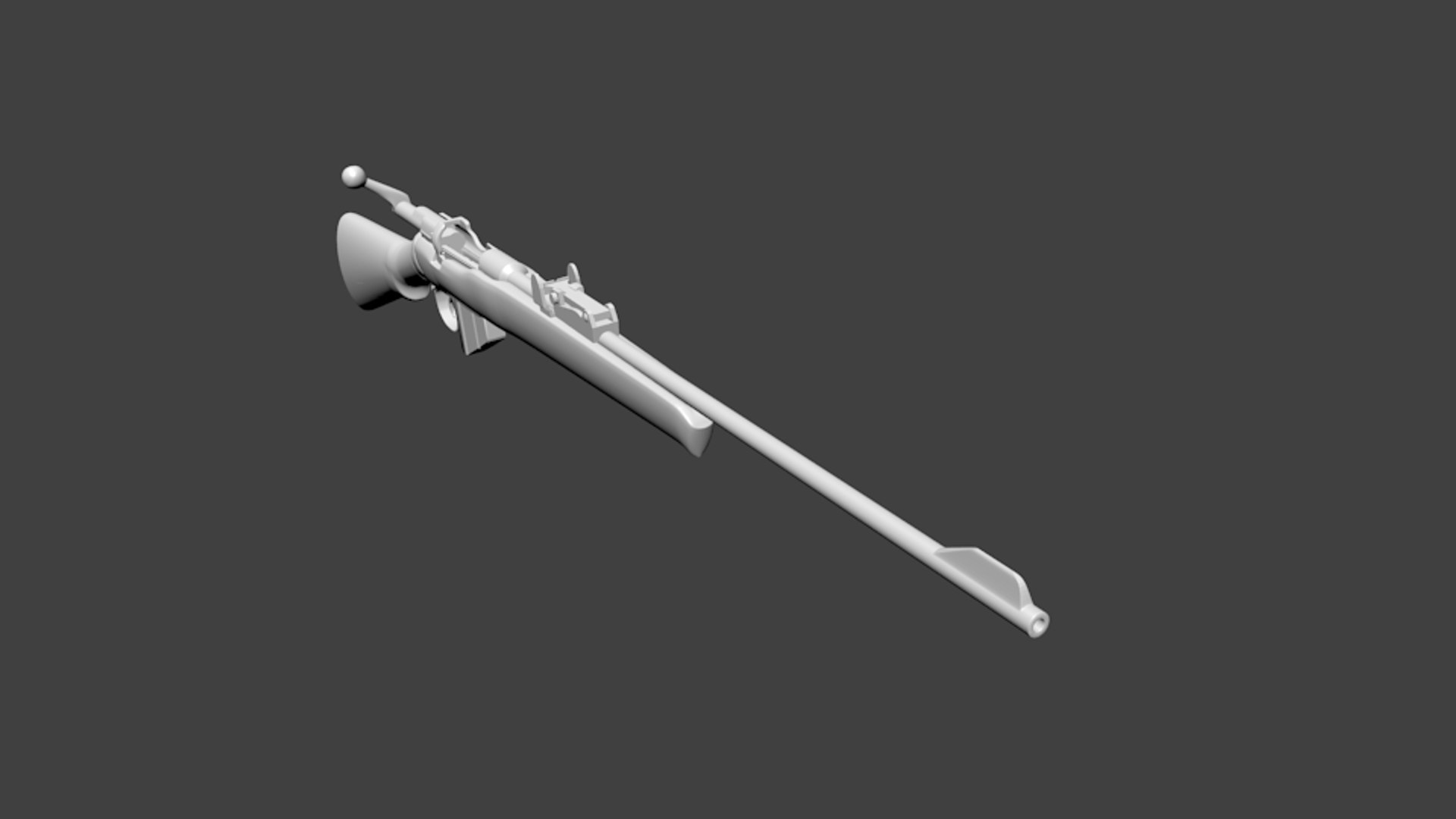 3d Gun Lee Enfield Sport Model