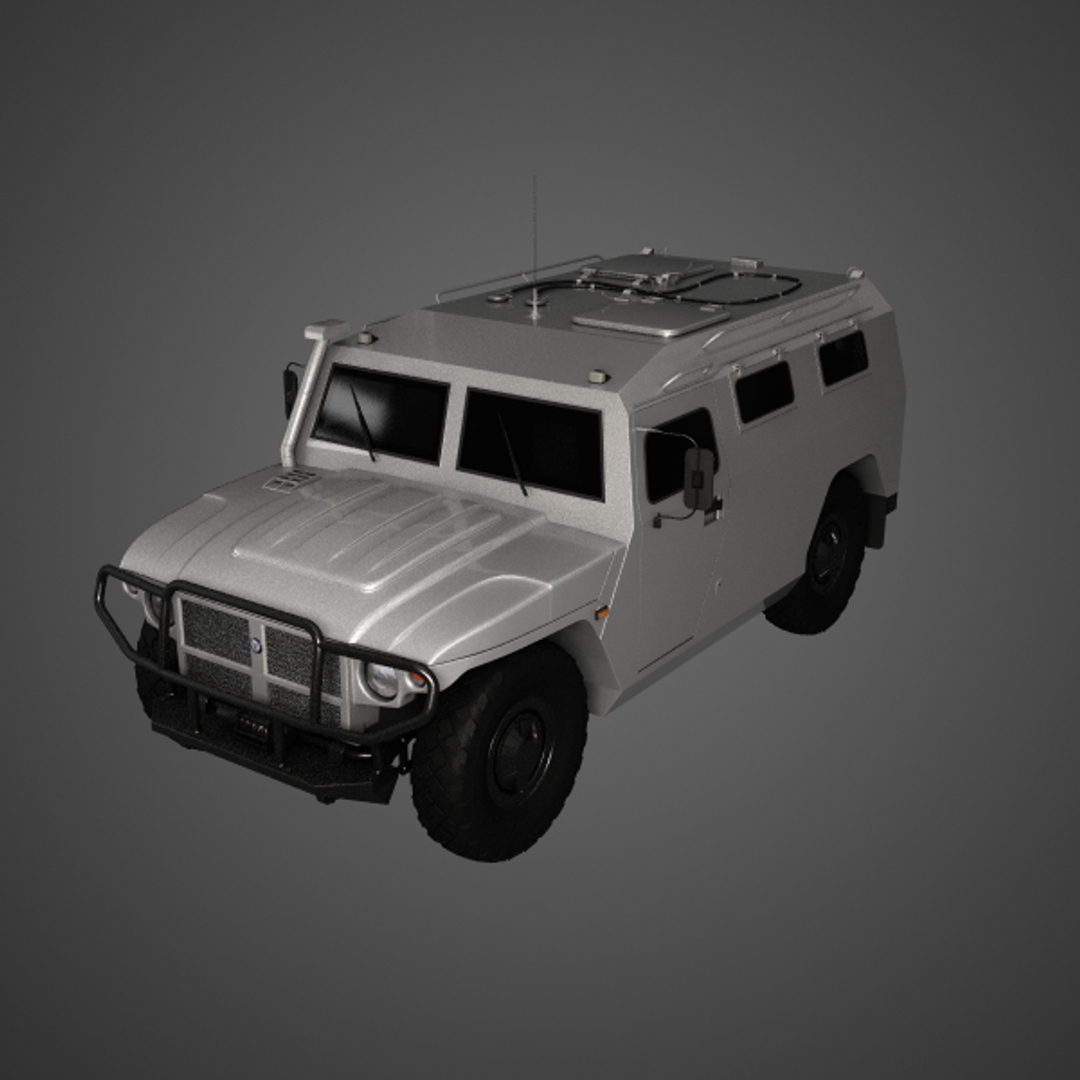 Free Gaz Tigr 3d Model