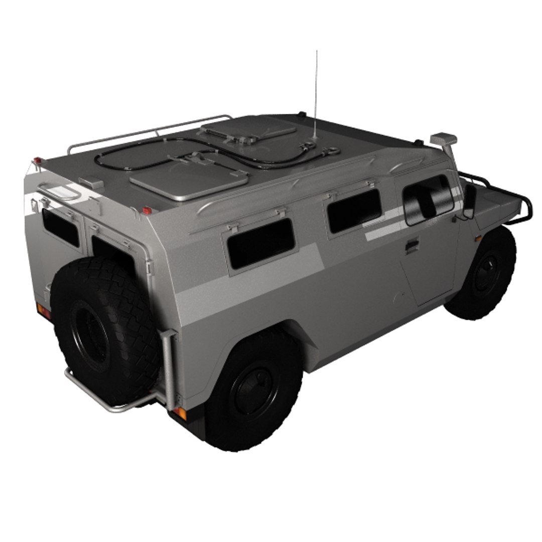 Free Gaz Tigr 3d Model