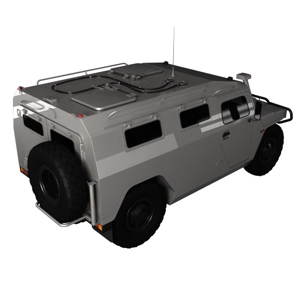 free gaz tigr 3d model