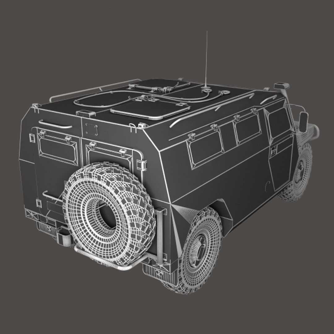 Free Gaz Tigr 3d Model