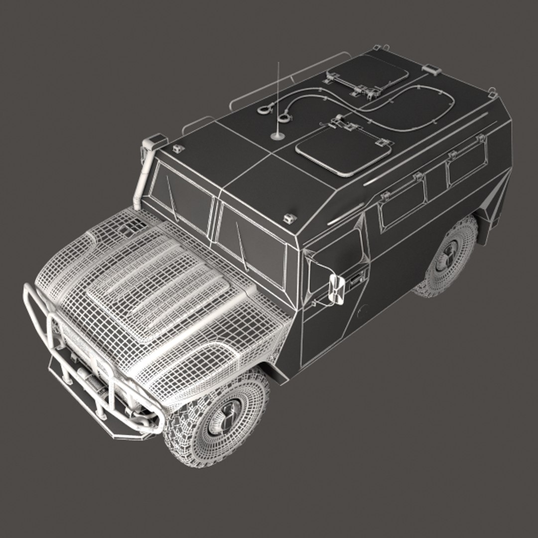 Free Gaz Tigr 3d Model