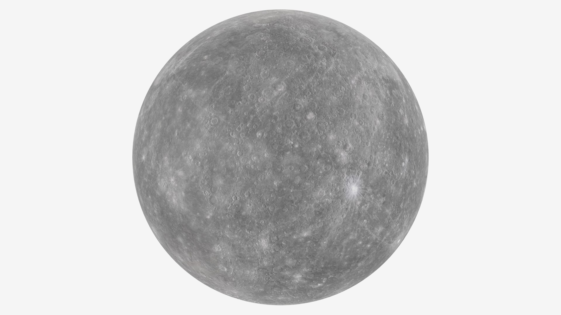 3D Model Hd Planet Mercury - TurboSquid 1708284