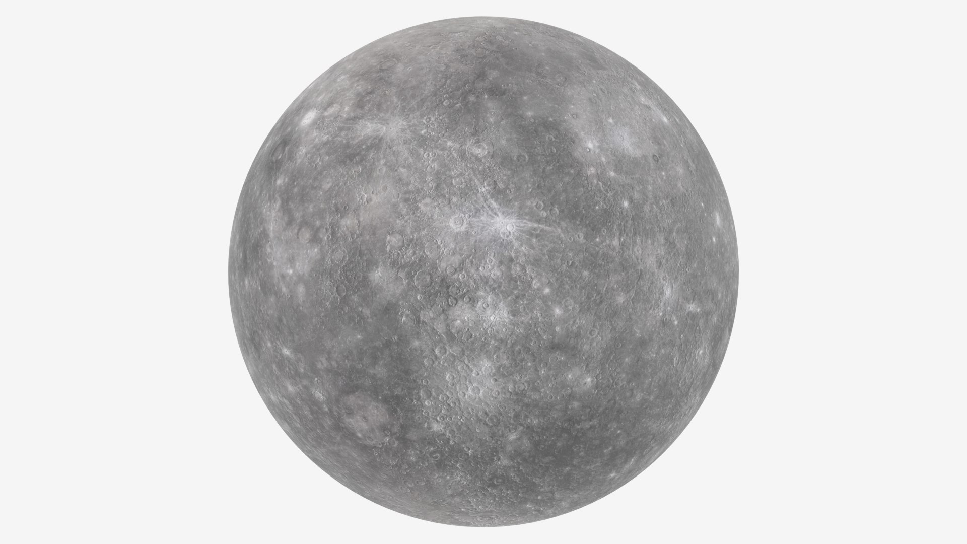 3D Model Hd Planet Mercury - TurboSquid 1708284