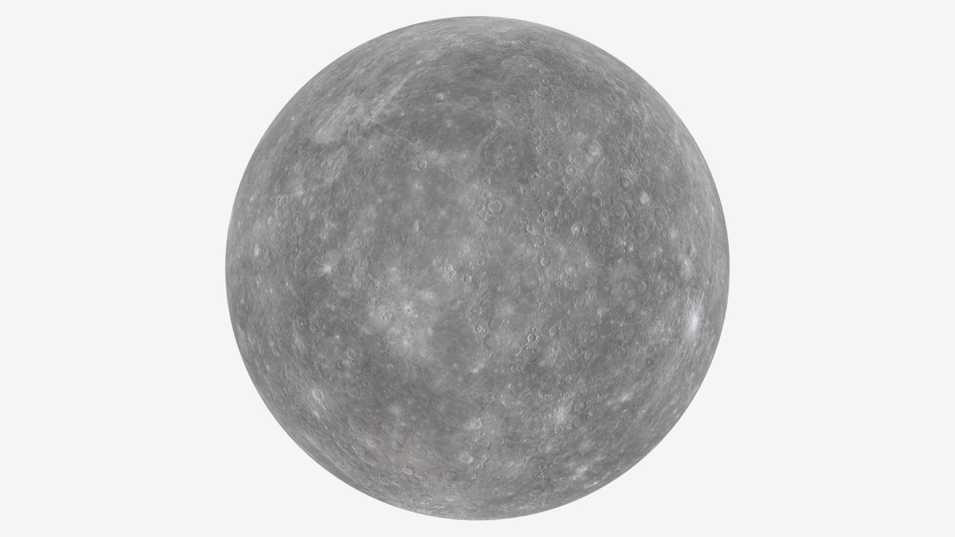 3D Model Hd Planet Mercury - TurboSquid 1708284