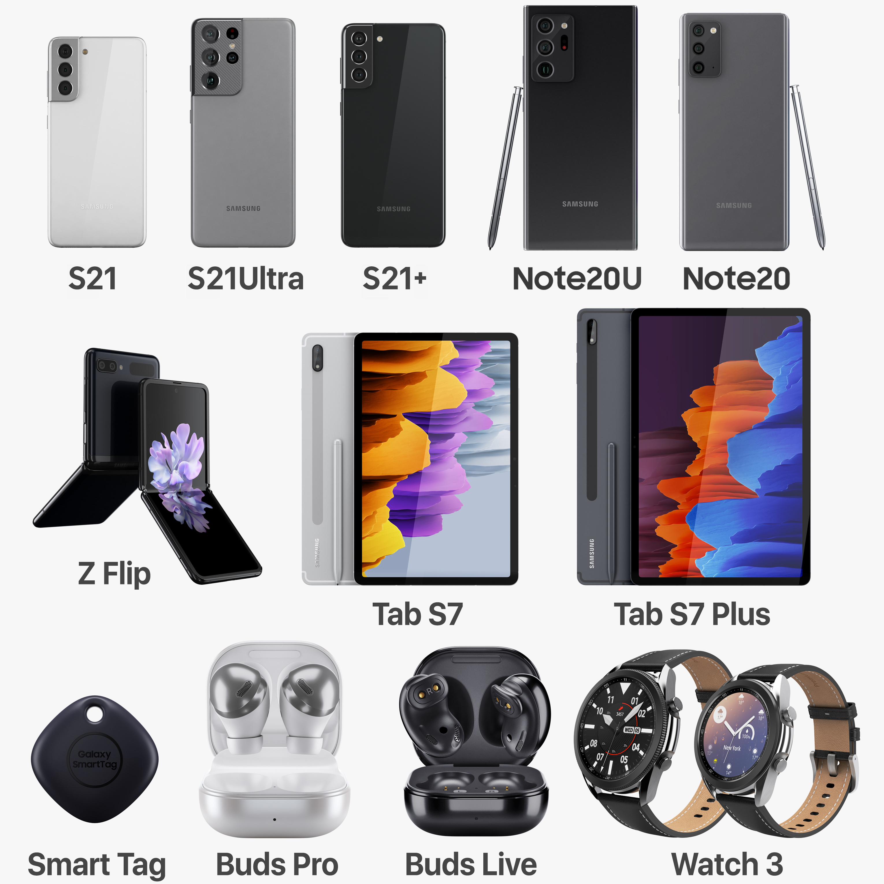 Samsung galaxy 20 3D model - TurboSquid 1624280