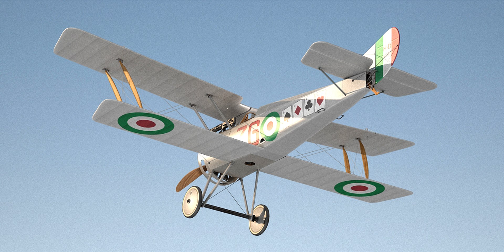 Hanriot Hd 1 Fighter Aircraft Model - TurboSquid 1418255