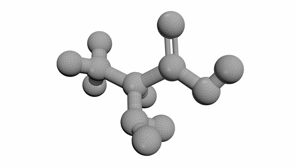 3D model c3h7no2 molecule alanine - TurboSquid 1421056