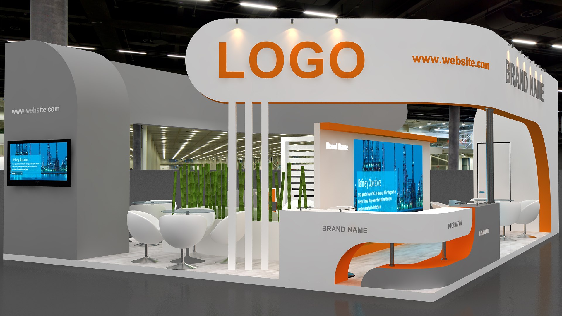 Exhibition Design Model - TurboSquid 2151836