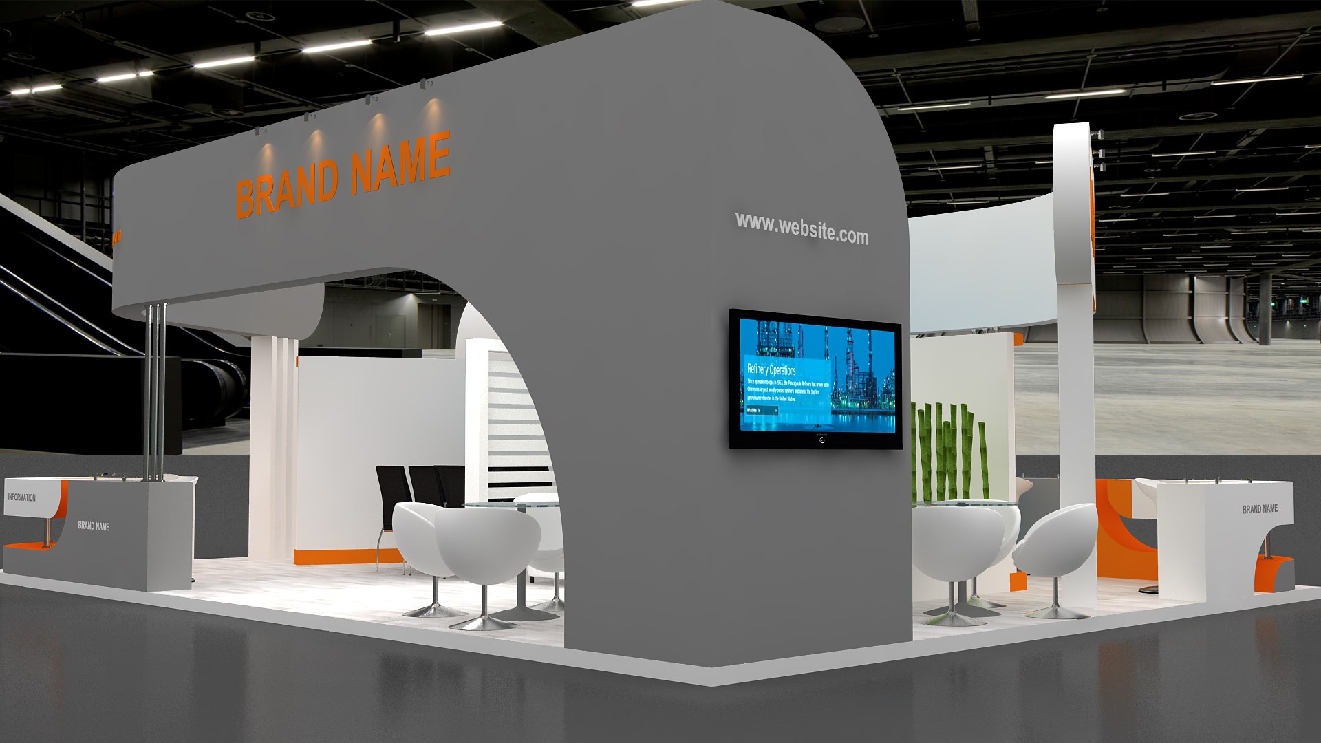 Exhibition Design Model - TurboSquid 2151836