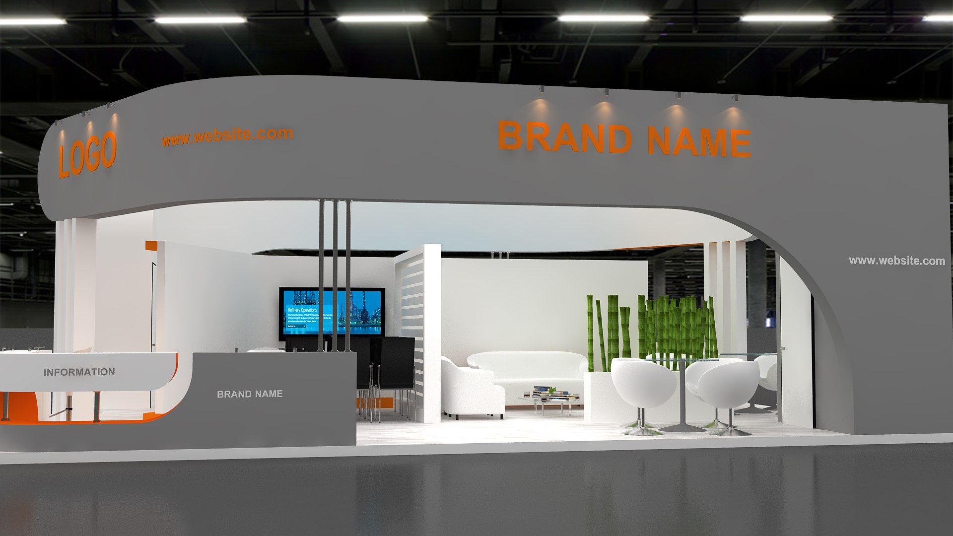 Exhibition Design Model - TurboSquid 2151836