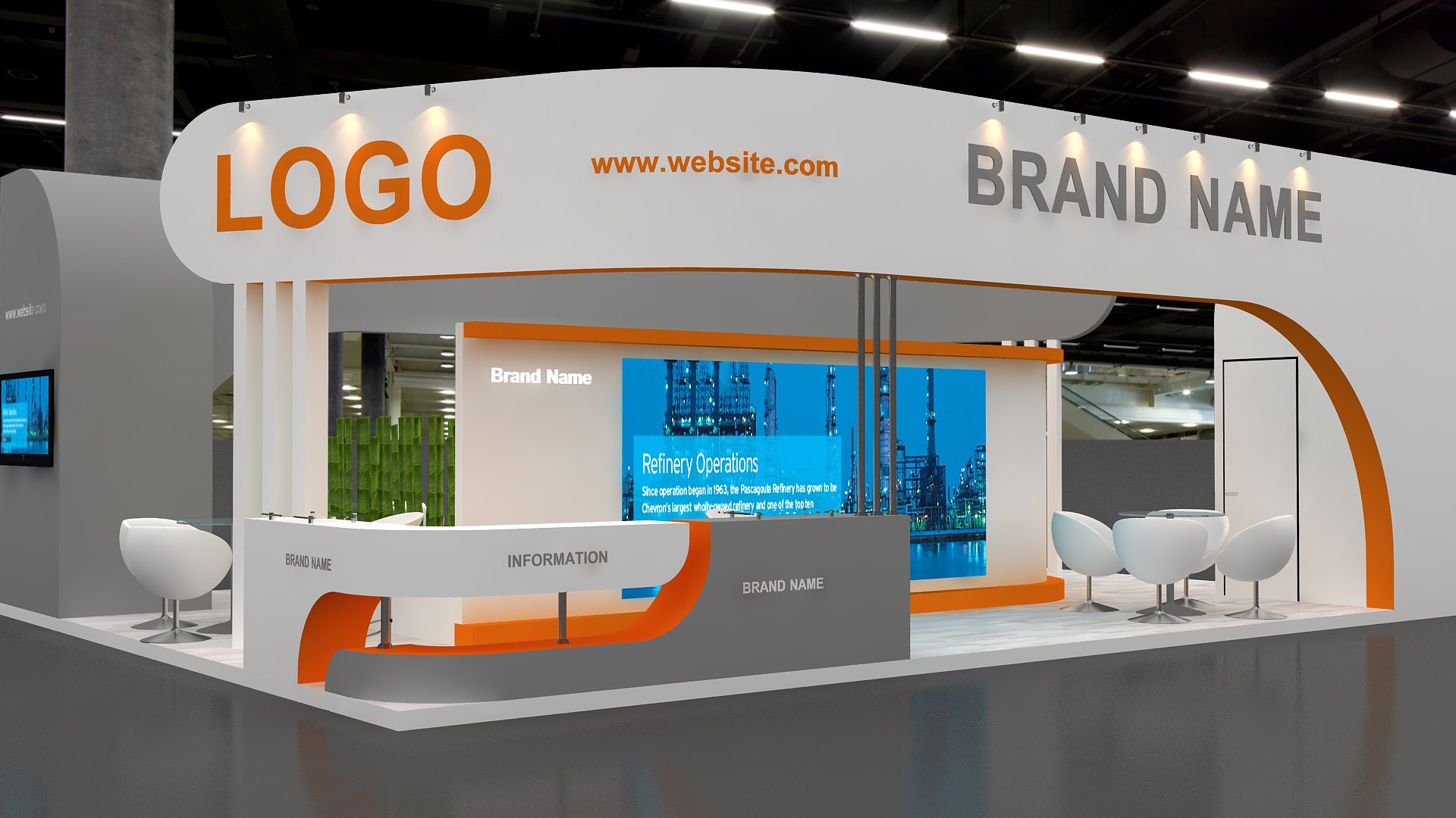 Exhibition Design Model - TurboSquid 2151836