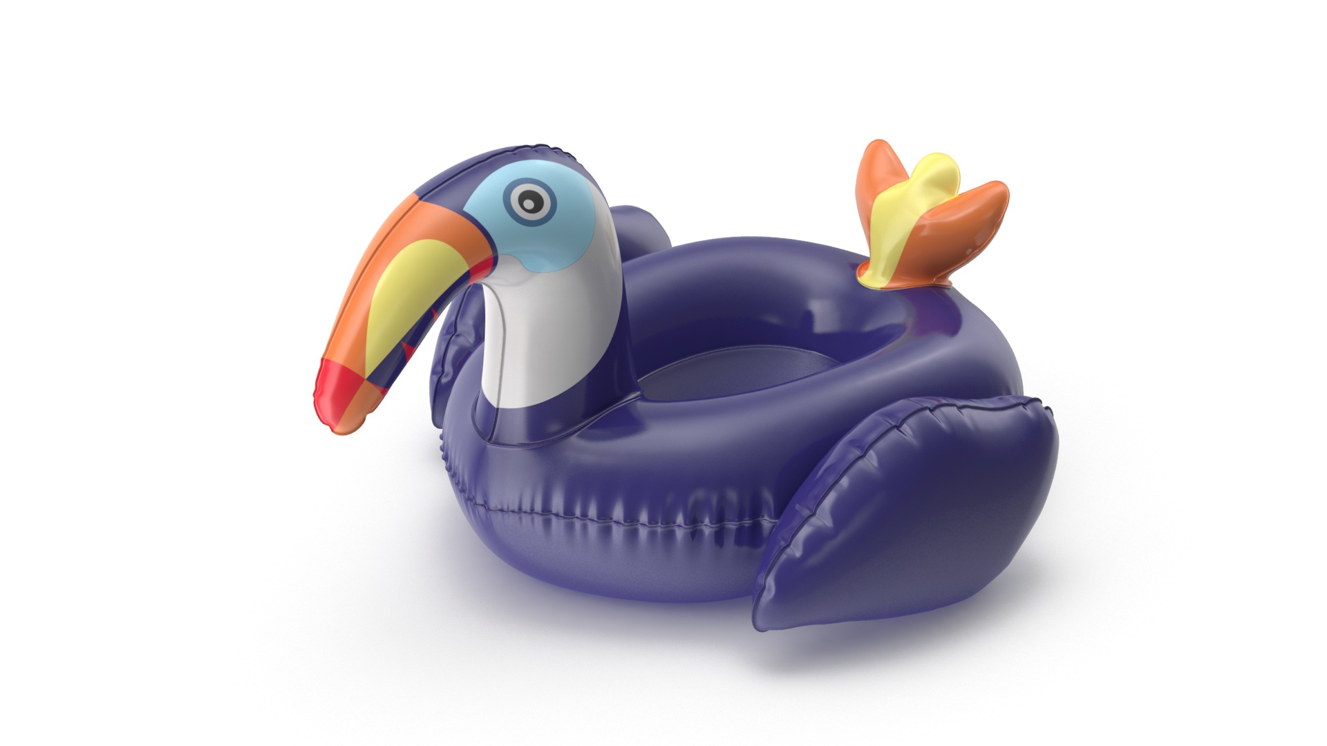 Inflatable Blue Toucan 3D Model - TurboSquid 1756202