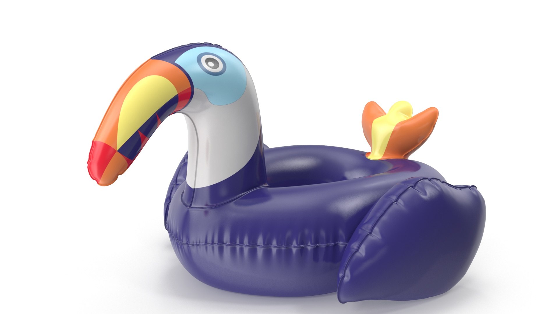 Inflatable Blue Toucan 3D Model - TurboSquid 1756202