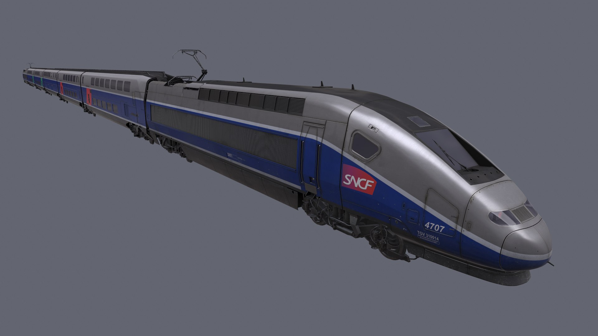 3D TGV Euroduplex Model - TurboSquid 1899865