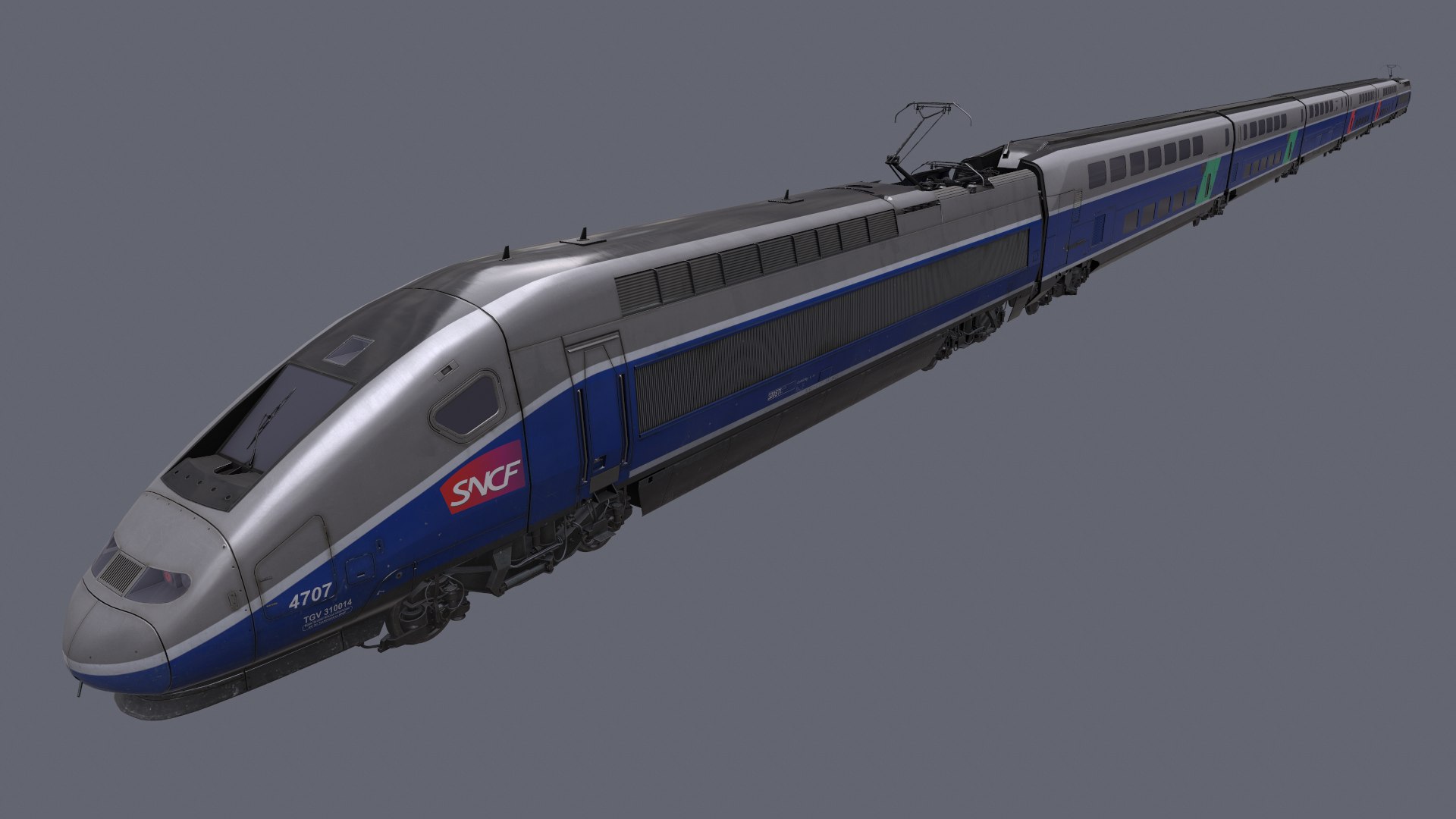 3D TGV Euroduplex Model - TurboSquid 1899865