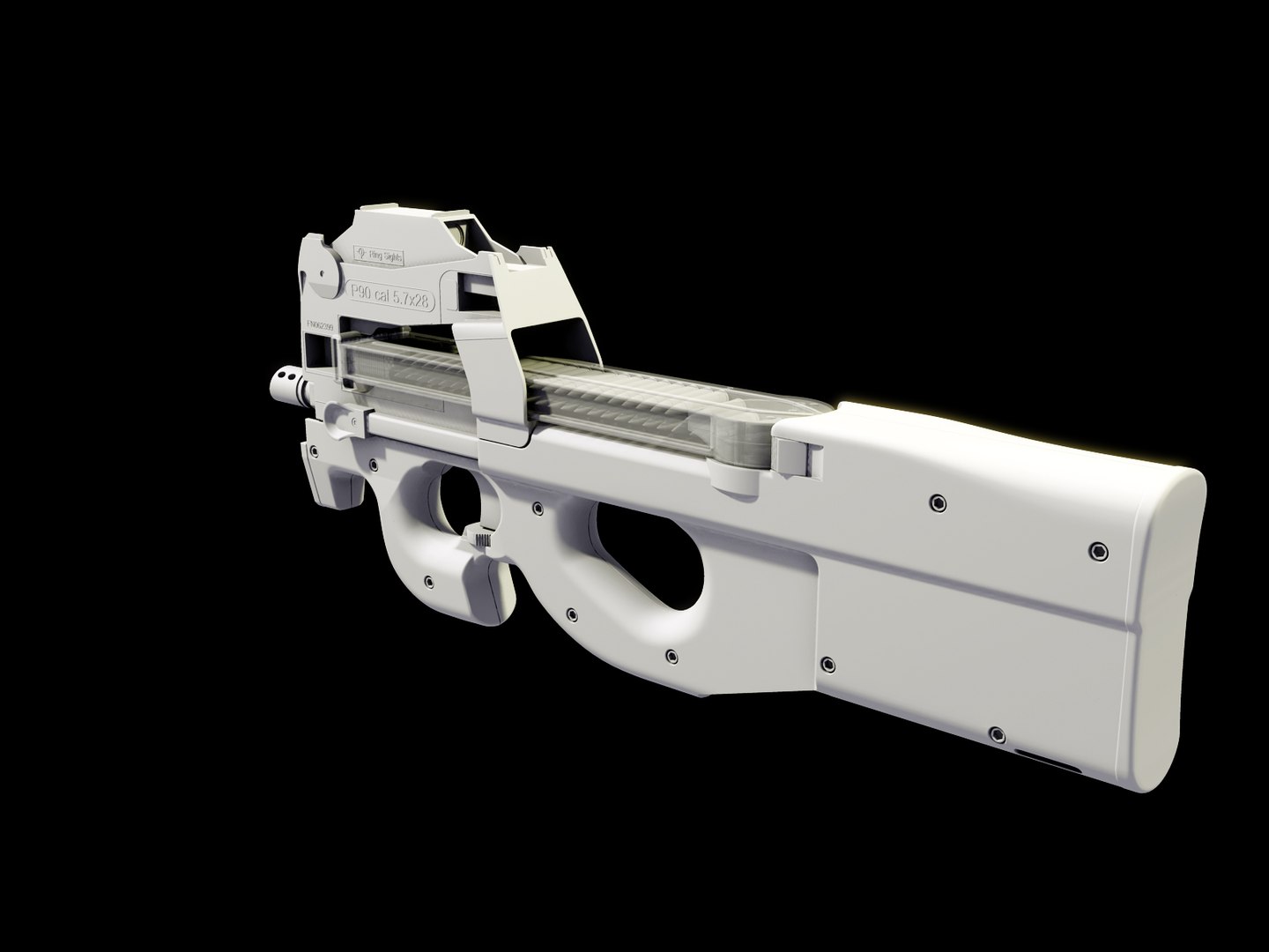Fn P90 3d Model