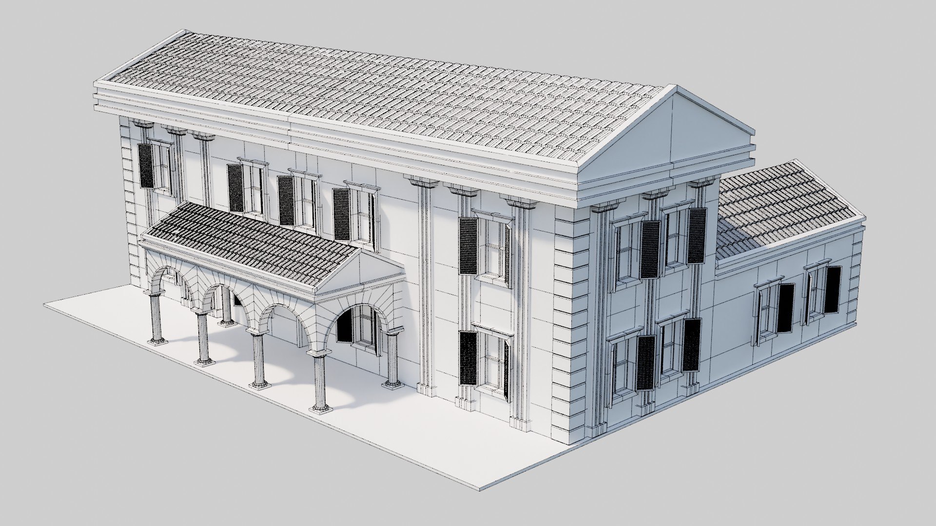3D Ancient Roman House 03 Model - TurboSquid 2189762