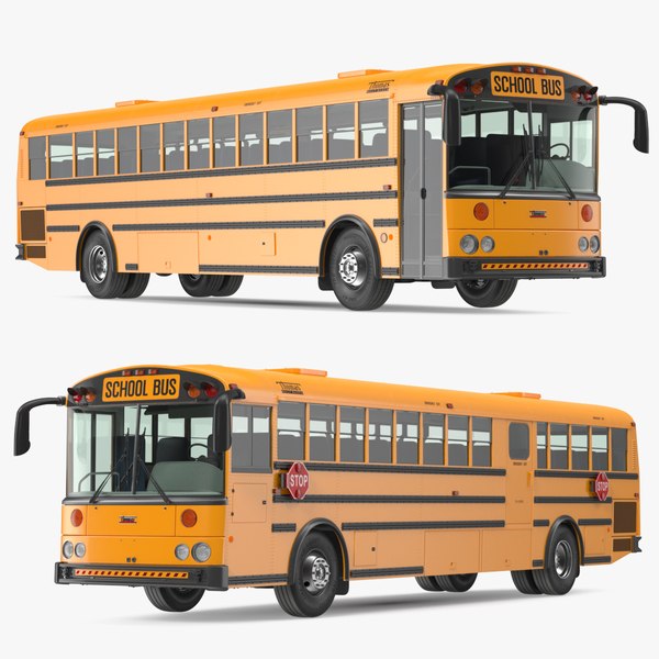 Thomas Built Buses Blender Models for Download | TurboSquid