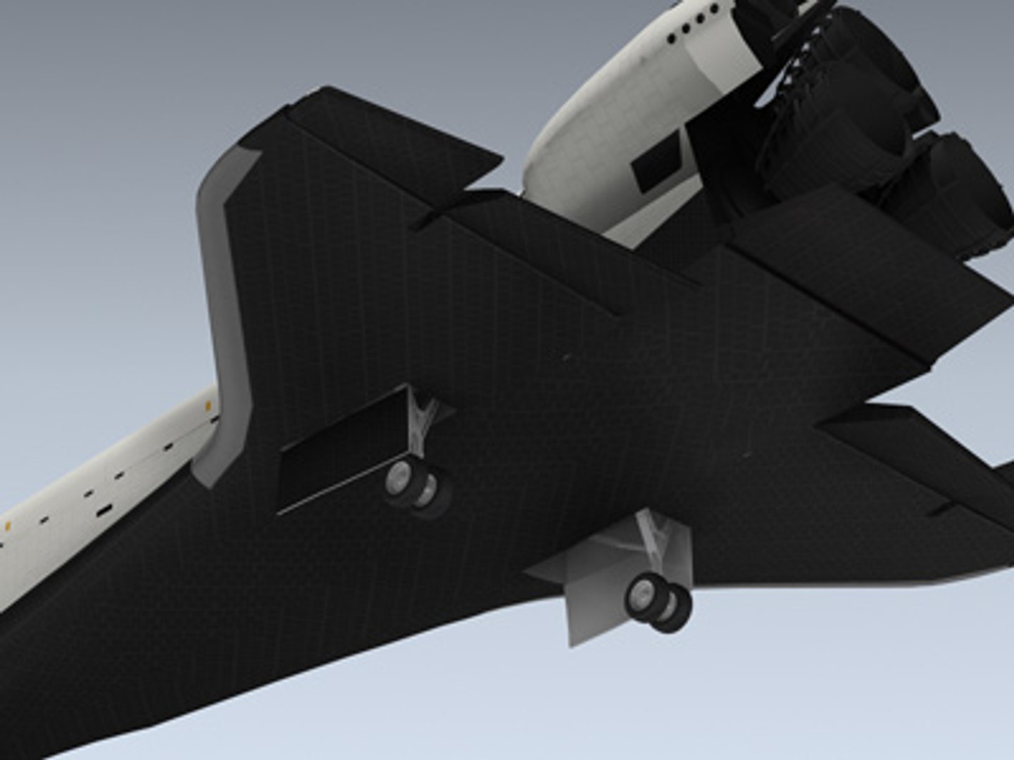 3d Space Shuttle Discovery Model