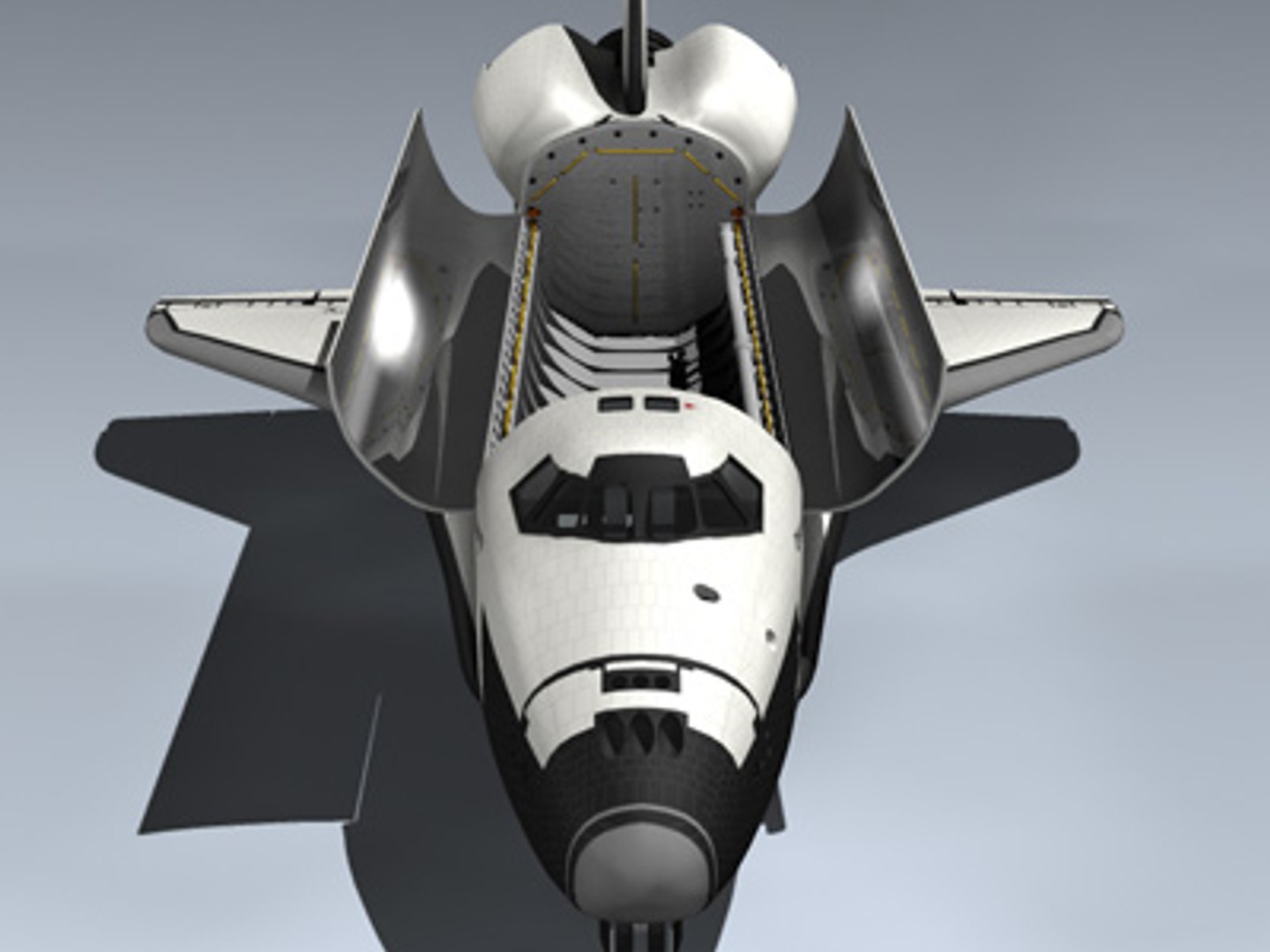 3d Space Shuttle Discovery Model