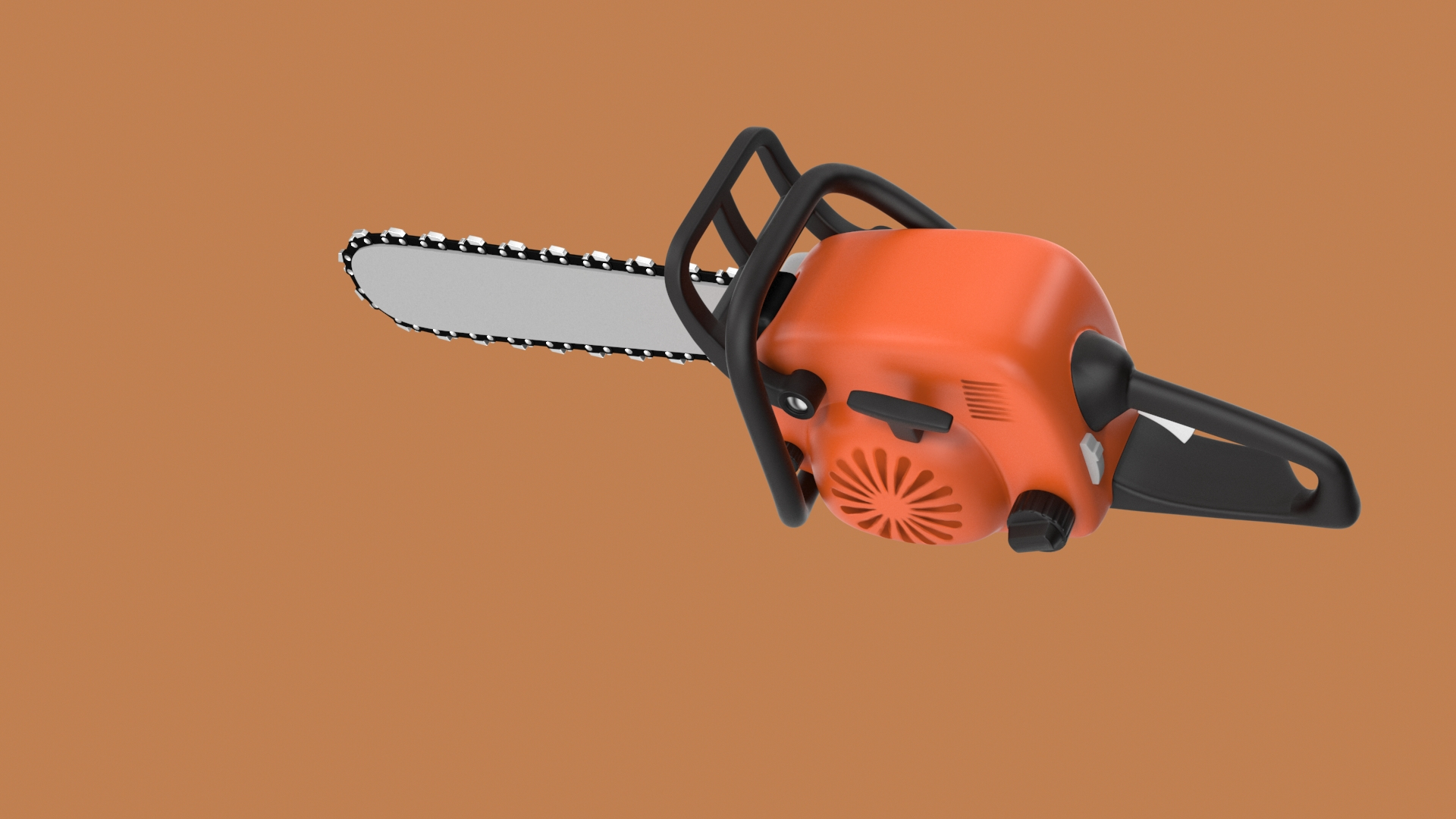 3D Cartoon Chainsaw - TurboSquid 1803829