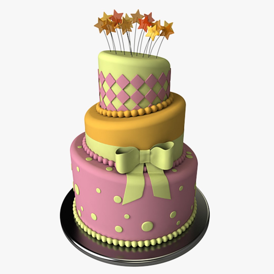 3ds Stylized Cake