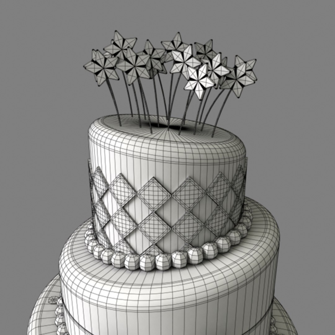 3ds Stylized Cake