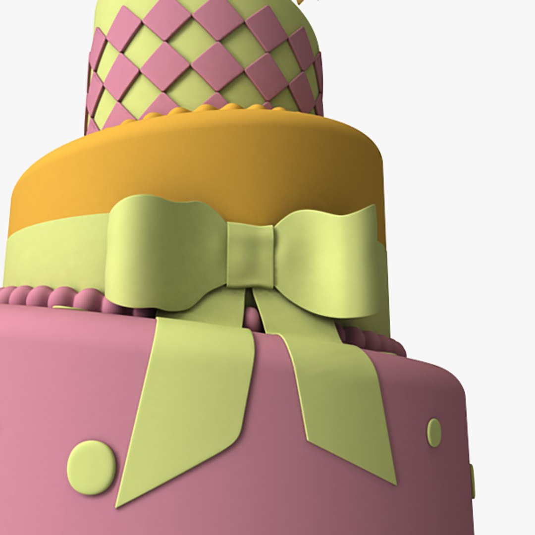 3ds Stylized Cake