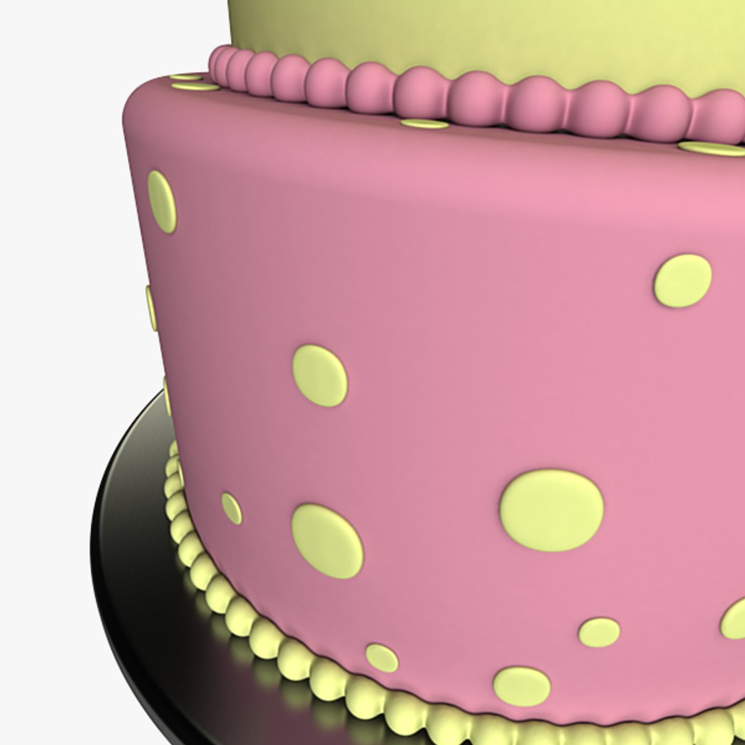 3ds Stylized Cake