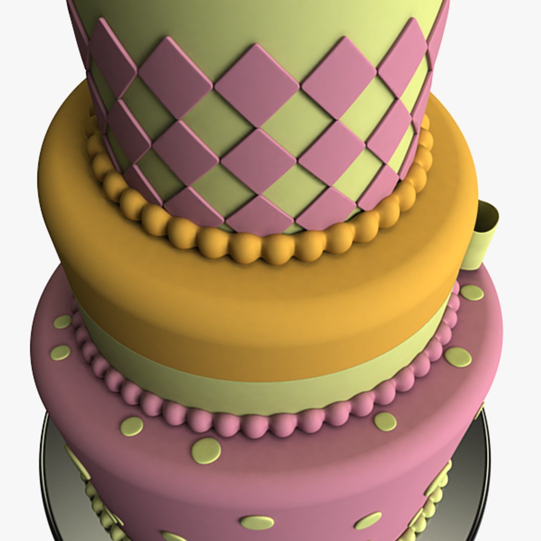 3ds Stylized Cake