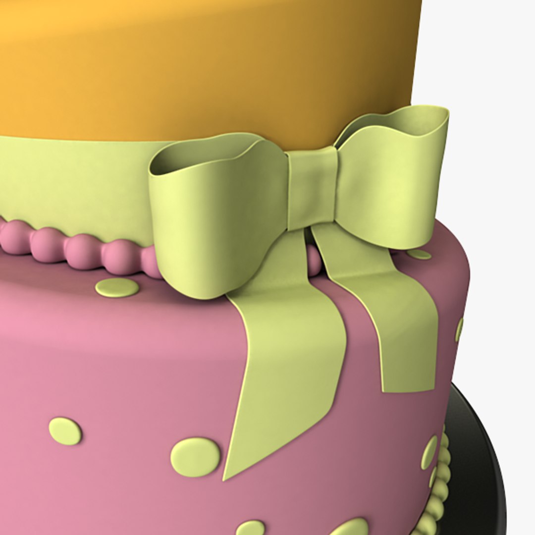 3ds Stylized Cake